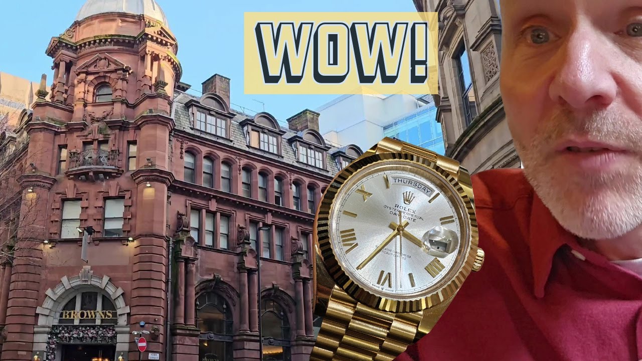 Solid Gold "Tony Soprano" Rolex Day Date visits Manchester's Historic ...