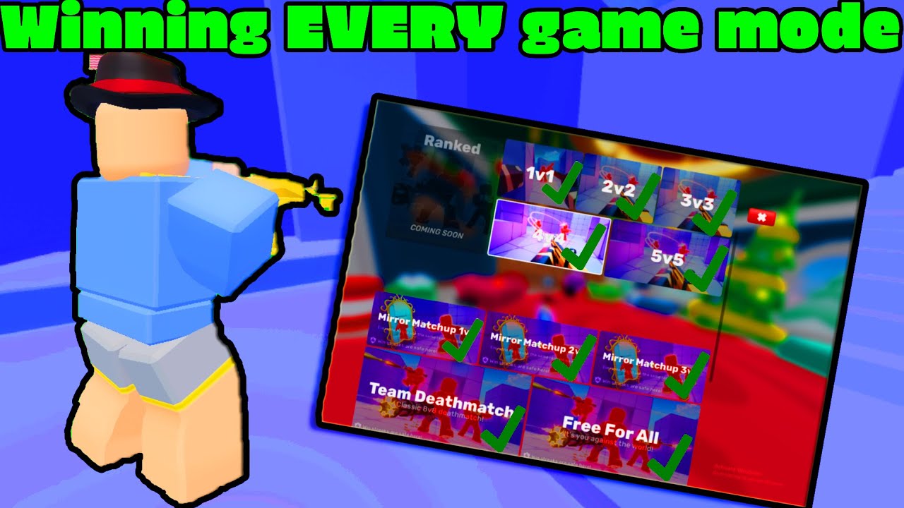 Can I WIN in EVERY GAME MODE in Roblox Rivals? - YouTube