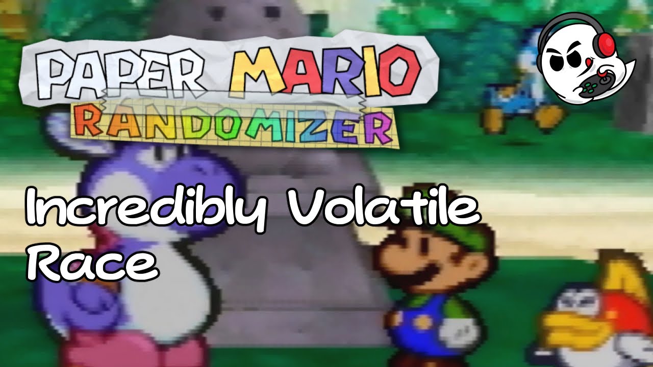 Paper Mario Randomizer: Incredibly Volatile Race - YouTube