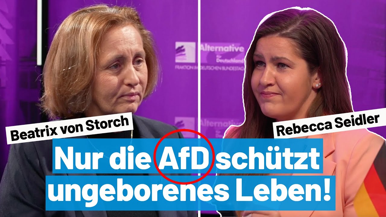 Abtreibung unter der Ampel: AfD-Powerfrau Beatrix von Storch im ...