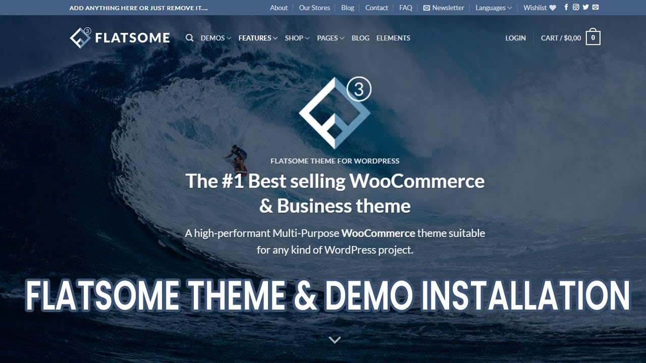 Install Flatsome Theme With Full Demo Content - WordPress Theme ...