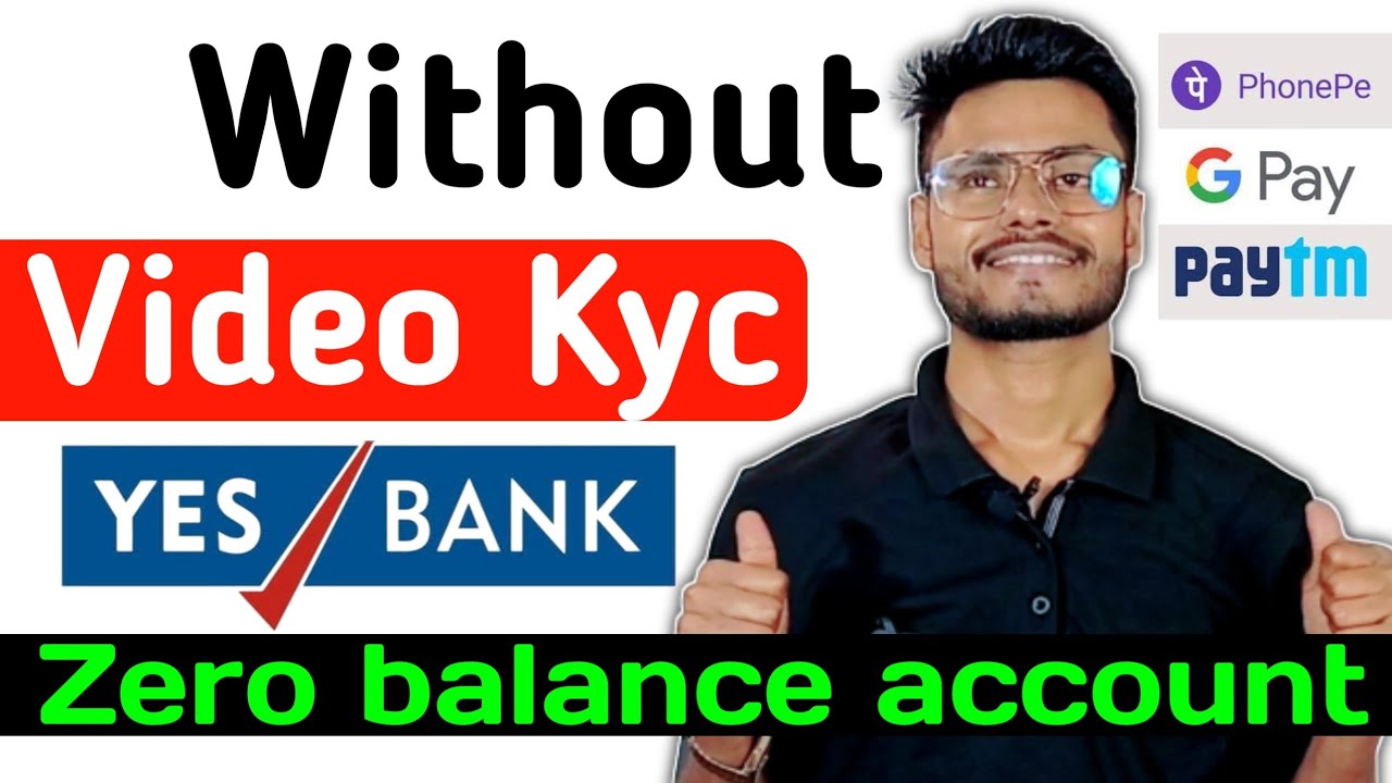 yes bank। zero balance bank account opening online। yes bank online ...