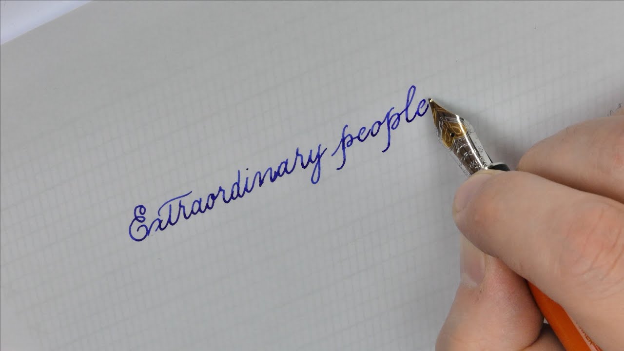 How To Write A Quote In Cursive With The Parker Duofold Centennial How To Write A Quote In Cursive With The Parker Duofold Centennial