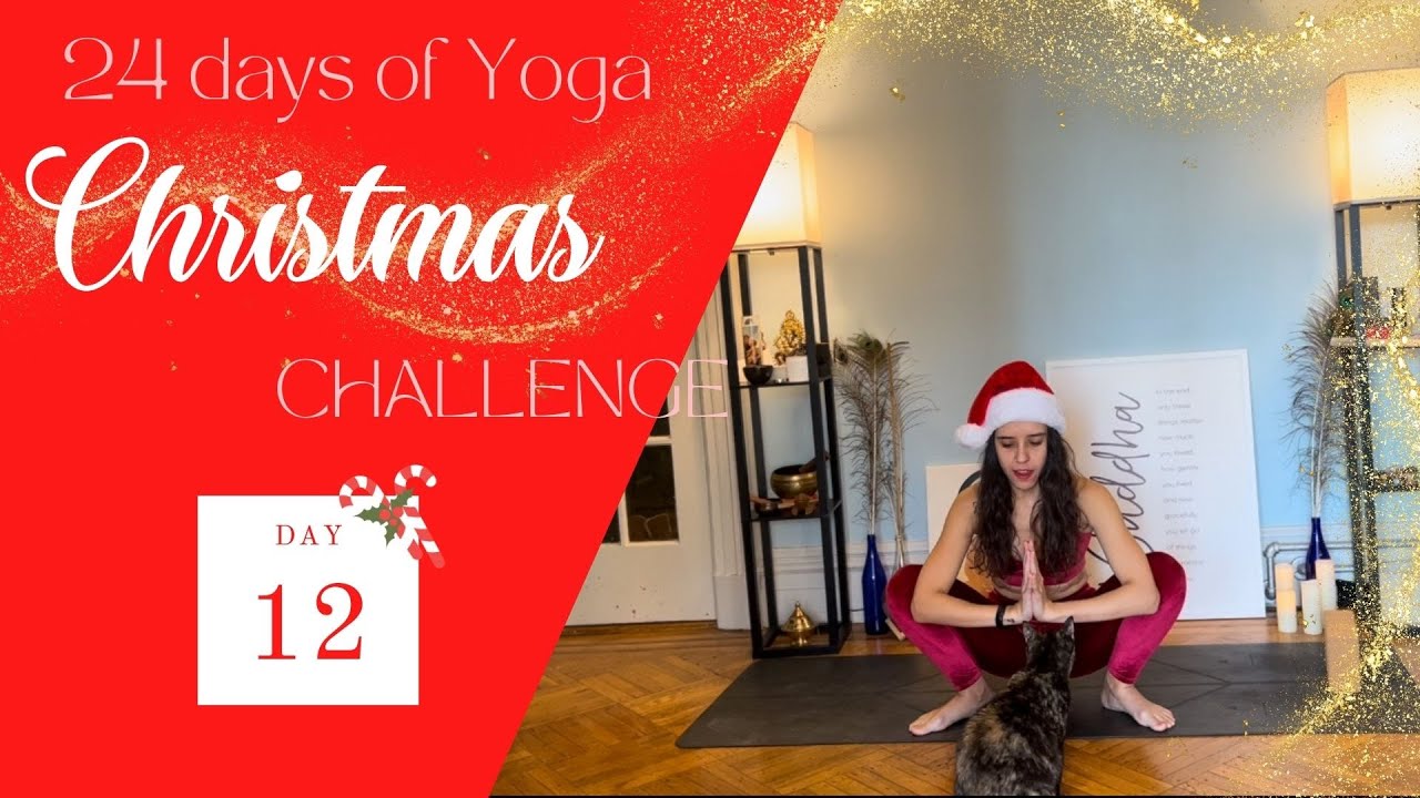 12th Day of Christmas Challenge | Yogi Squat - Malasana - YouTube