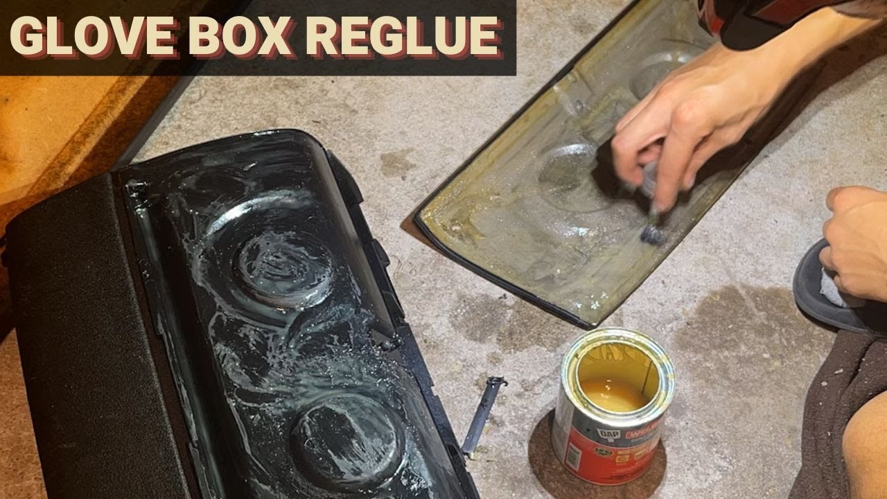 BMW E36 M3: Glove Box Repair and Reglue - YouTube