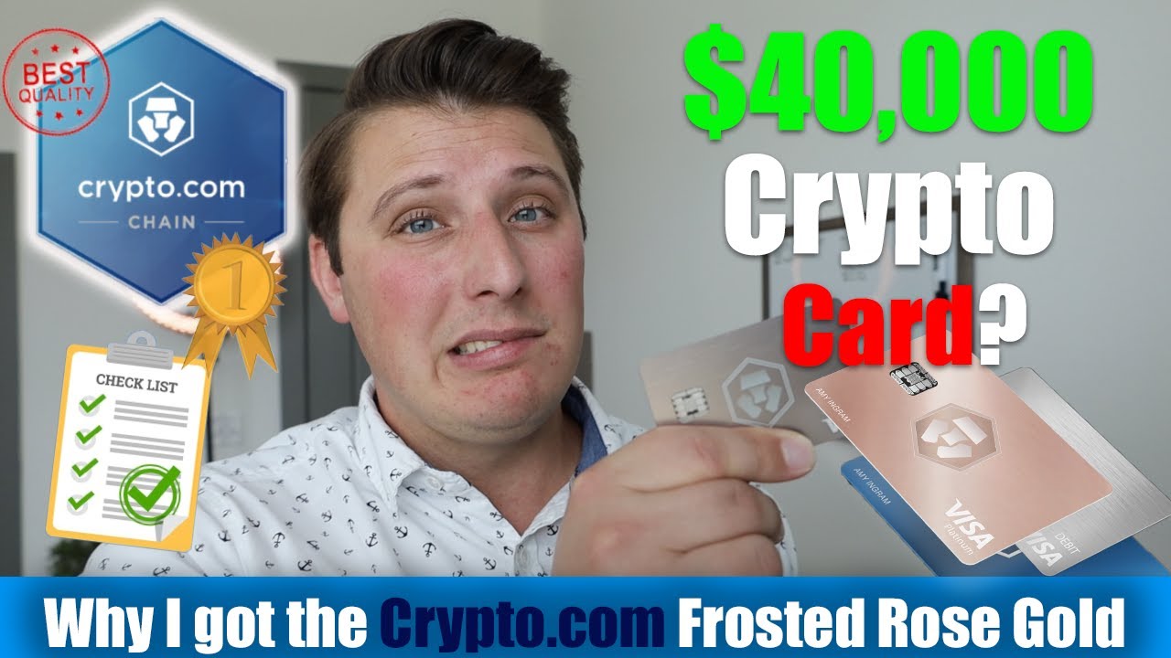 Why I got the $40k Frosted Rose Gold Crypto.com Visa - YouTube