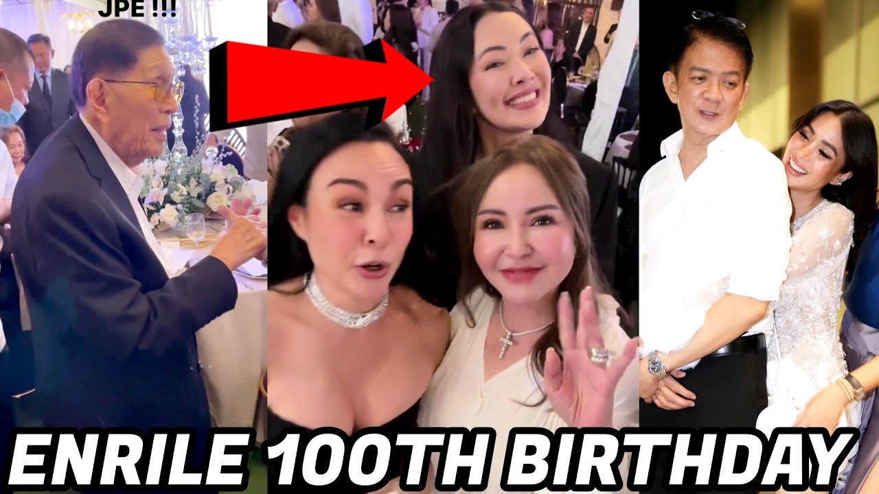 JUAN PONCE ENRILE 100TH BIRTHDAY STAR STUDDED PARTY WORTH MULTI MILLION ...