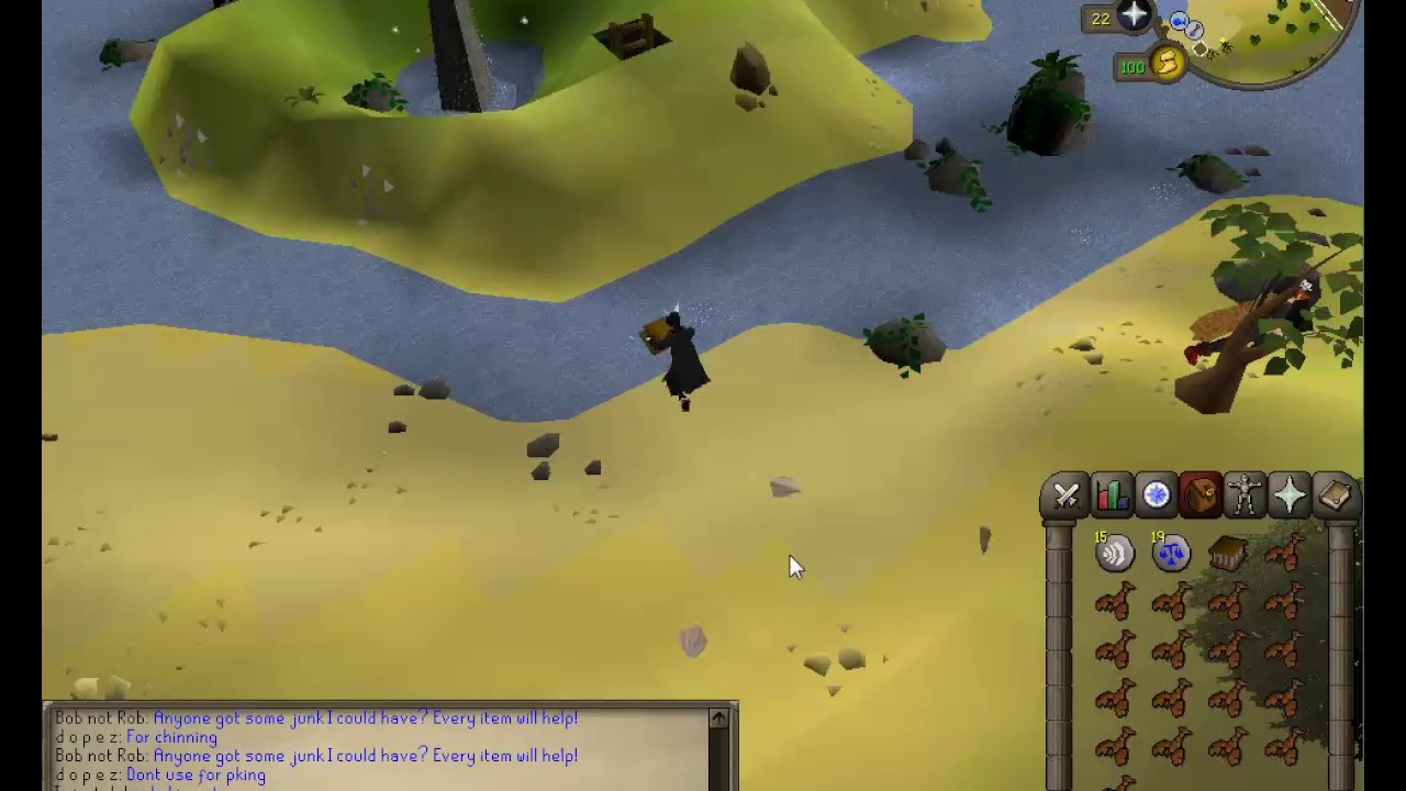 OSRS - What NOT to do at the water orb island at Catherby Beach. LOL ...