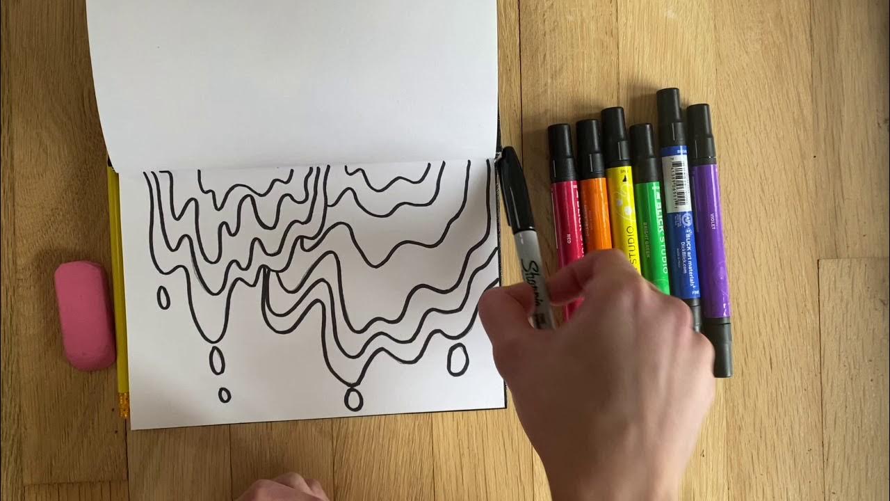 Drip Drawings Inspired by Jen Stark - YouTube