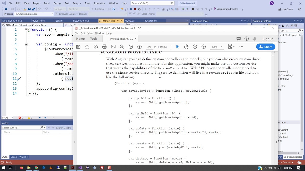 ASP.NET 2 - Chapter 12 Web API/AngularJS Exercise Part 4 - Fall 2019 ...