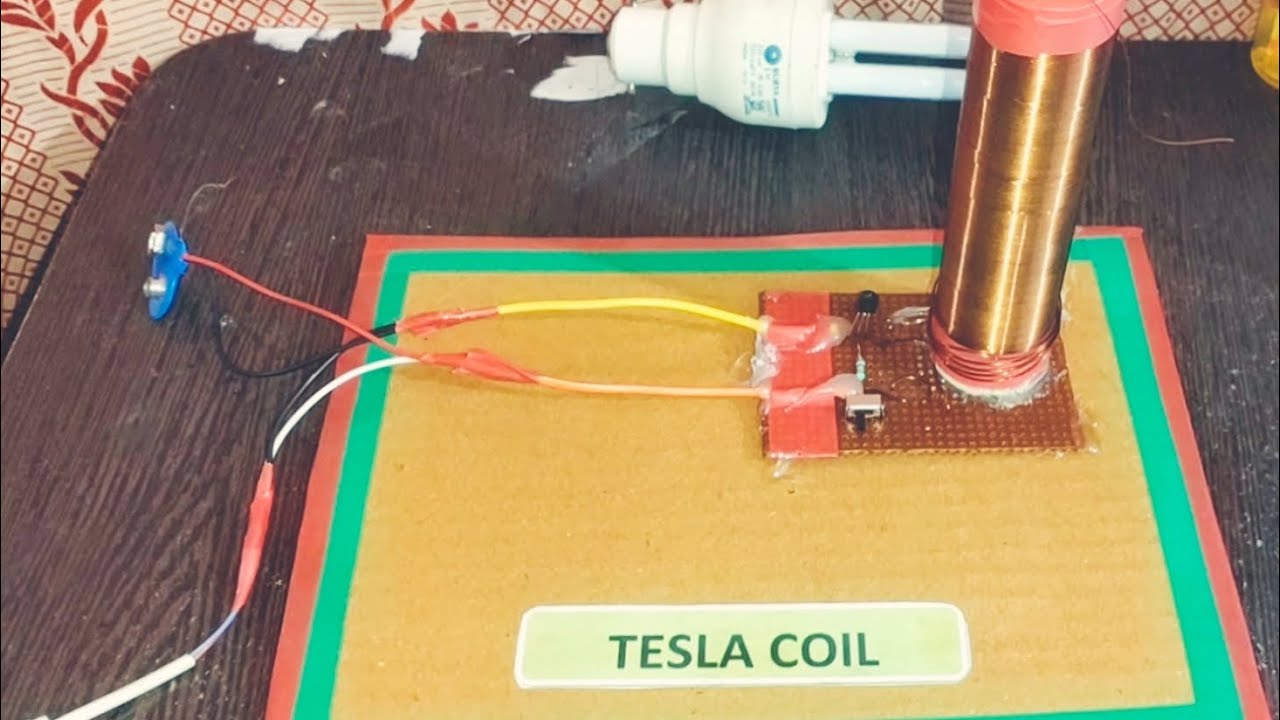 Tesla coil , diy , transistor 2N2222A - YouTube
