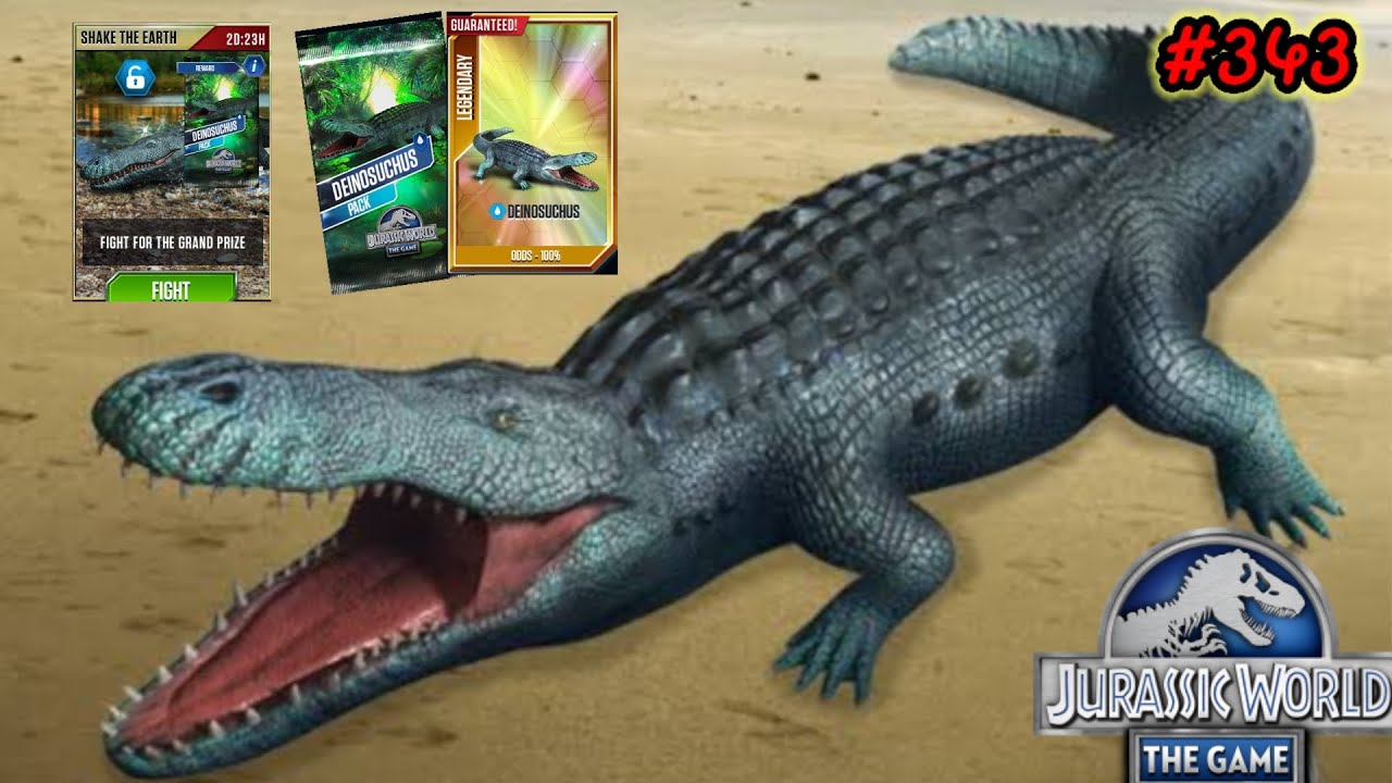 Jurassic World The Game #343 มาแล้วลีกจรเข้เขียว คนเพี้ยวที่จะได้ [เกม
