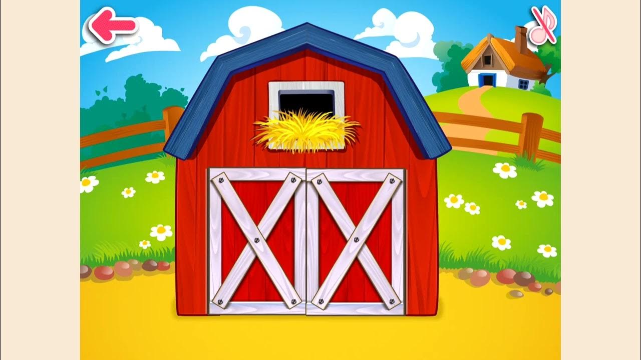 4 Обучающее видео для детей Учим животных Кто живет на ферме - YouTube
