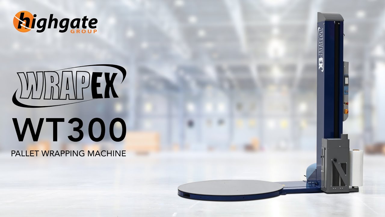 Wrapex WT300 Pallet Wrapping Machine | Highgate Group - YouTube