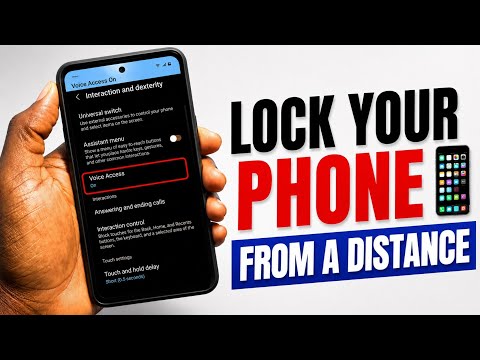 How to Lock Your Android Phone From a Distance 🔒📱 | Secret Voice Access Trick