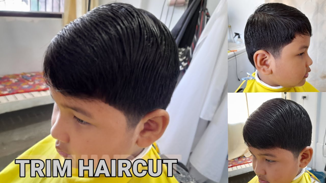 TRIM HAIRCUT | GUPIT ARTISTA | GUPIT GWAPO | MADALING GUPIT PARA SA MGA ...