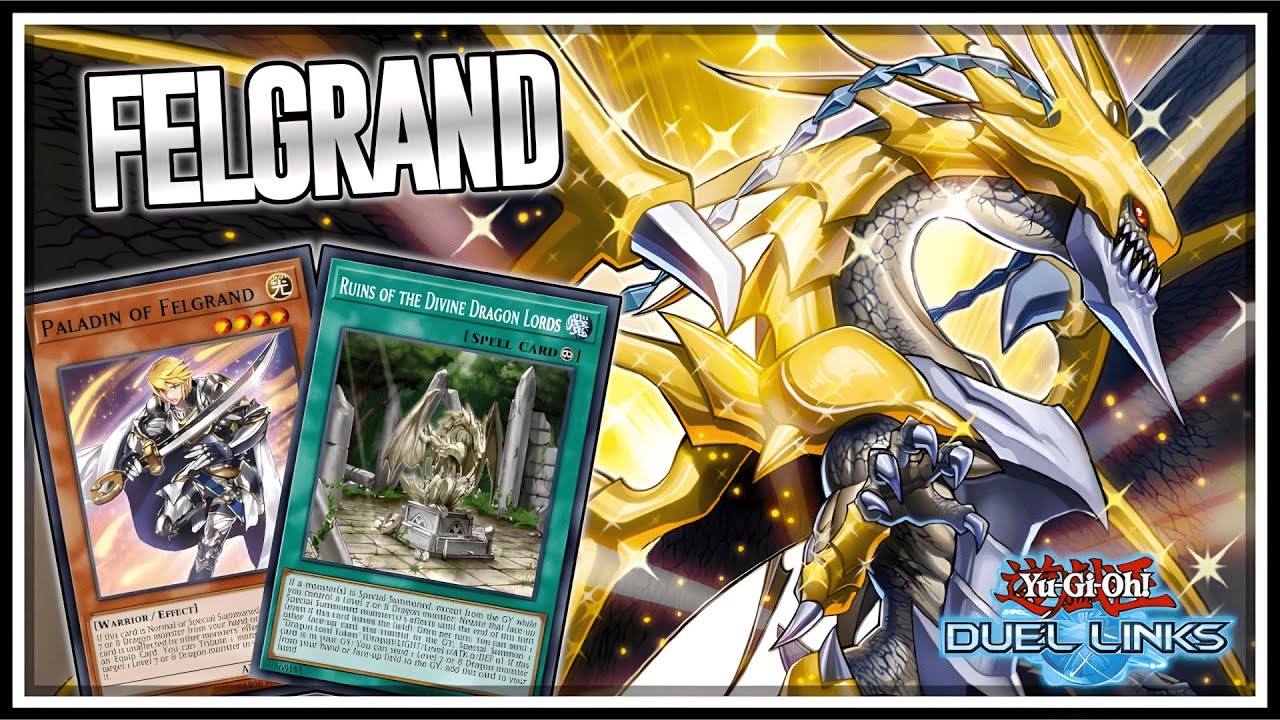 Divine Dragon Lord Felgrand Get This Awesome Card With Ranked Ticket Yu Gi Oh Duel Links