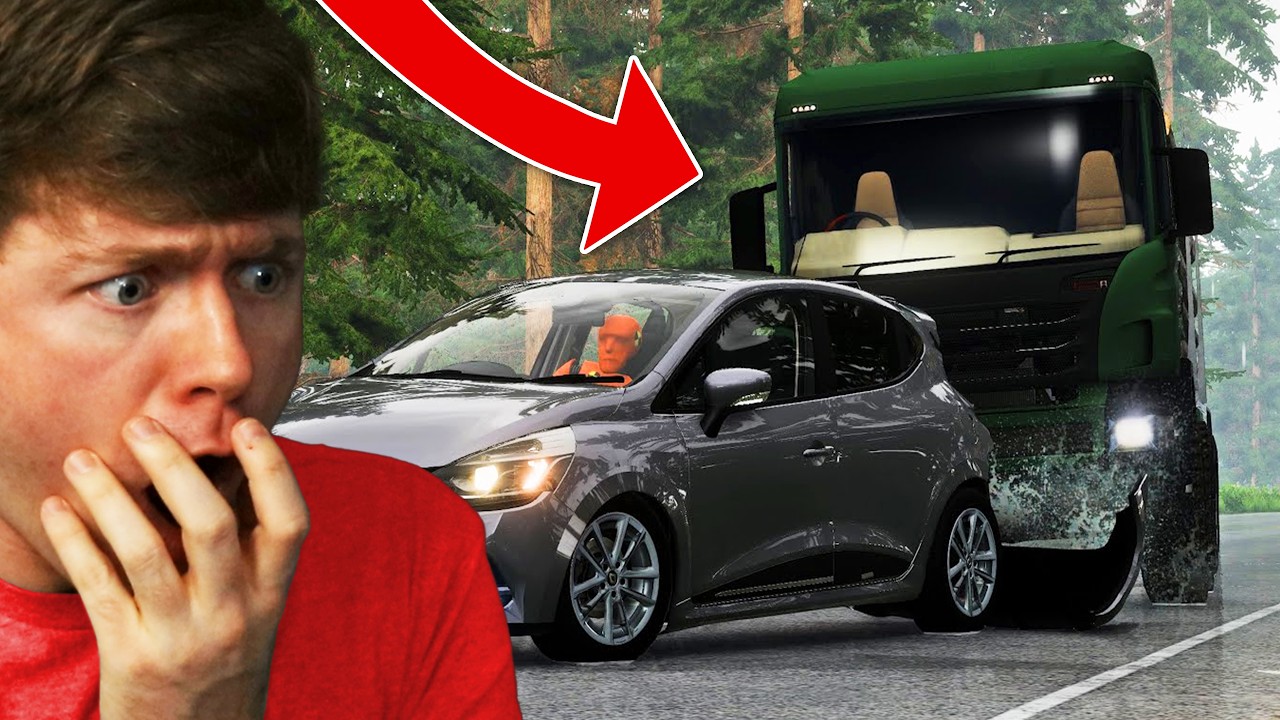 Reacting to MOST REALISTIC CRASHES in BEAMNG DRIVE! - YouTube
