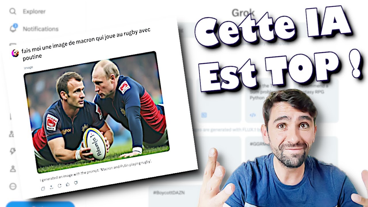 Je teste la nouvelle IA GROK 2 : c'est top ! - YouTube