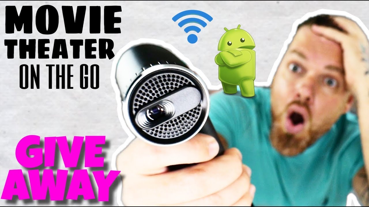 Home Theater Anywhere! K5H Mini Portable Projector Review - YouTube