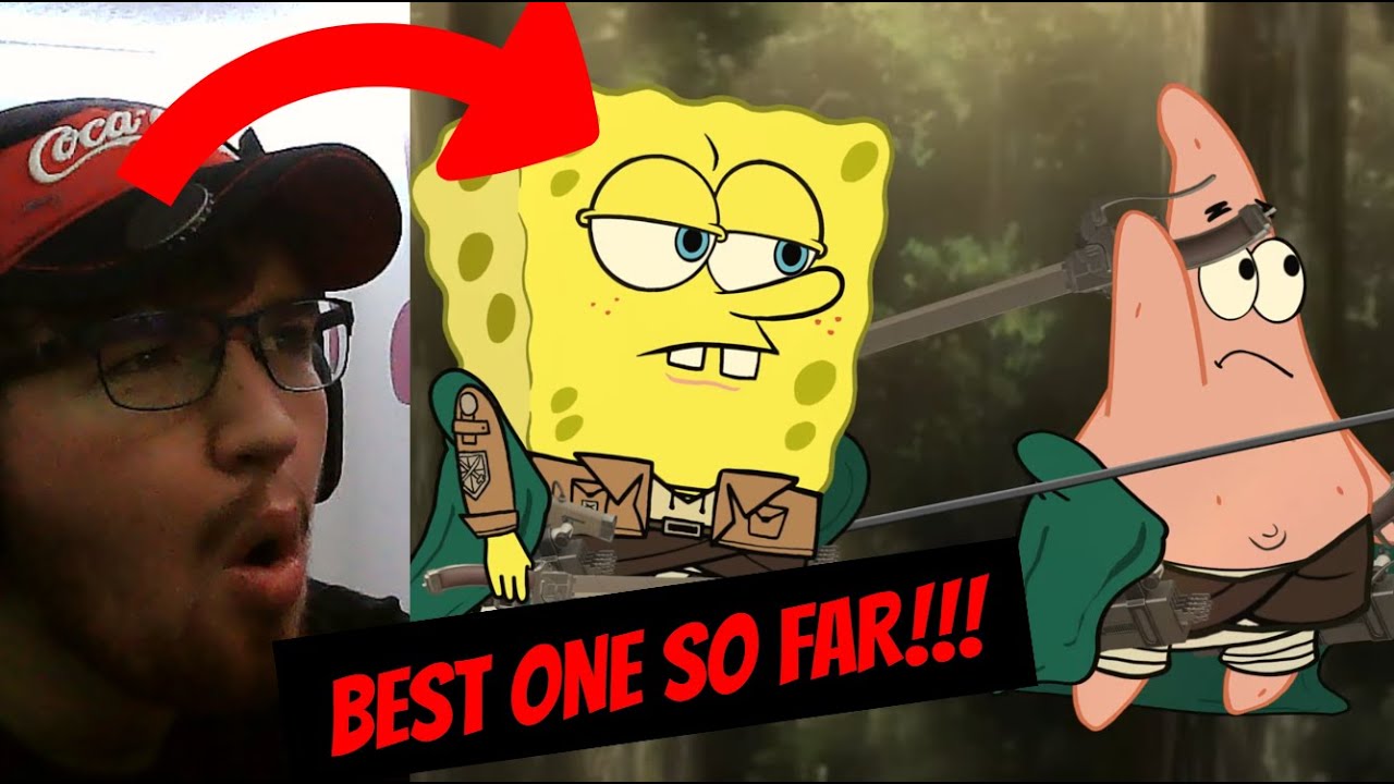 The Rumbling (SpongeBob Freestyle) - Attack On Titan REACTION - YouTube