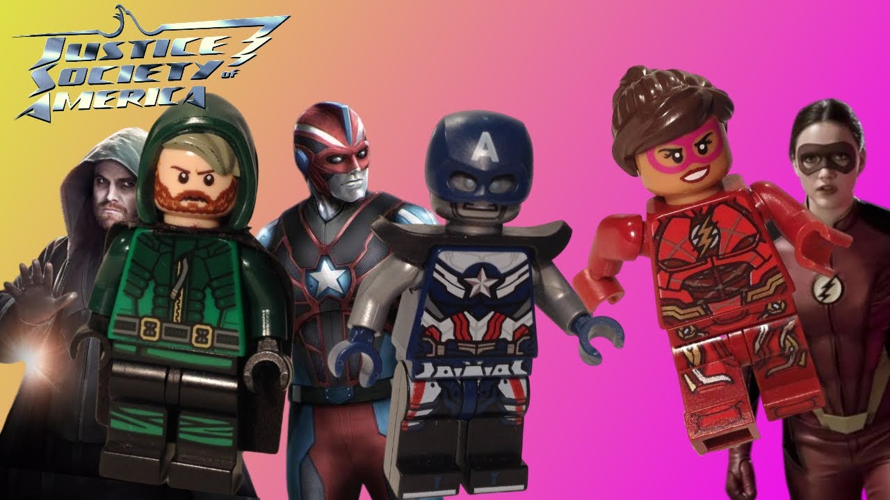 Lego DC Justice Society of America Customs - YouTube