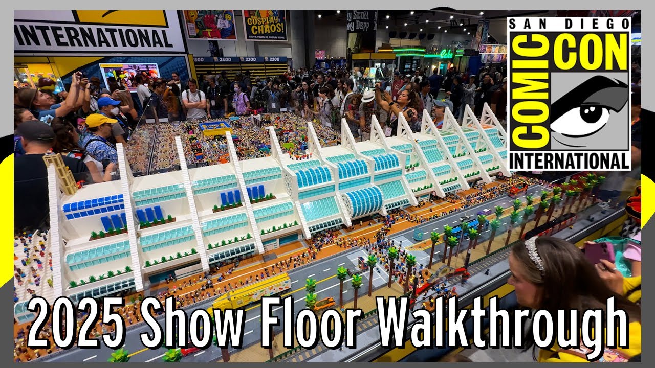 San Diego Comic Con Show Floor Walkthrough | San Diego Convention ...