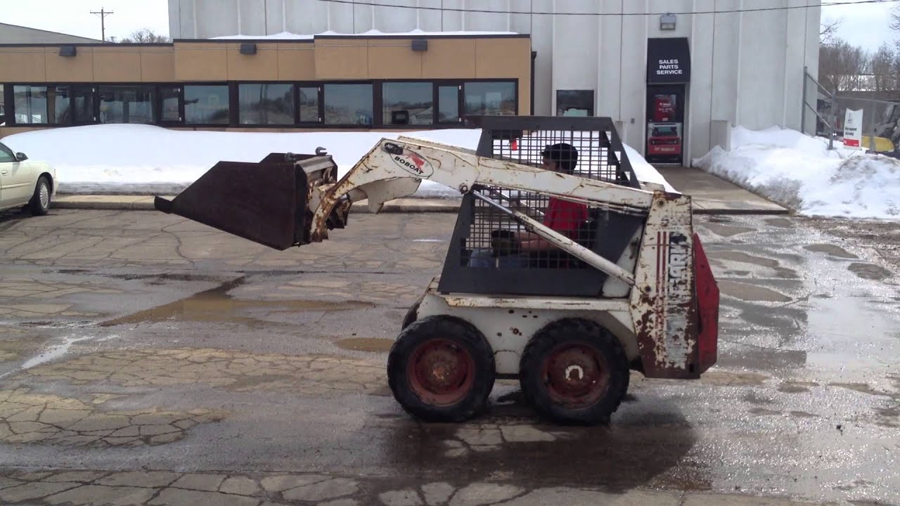 1976 Bobcat 520 operation - YouTube