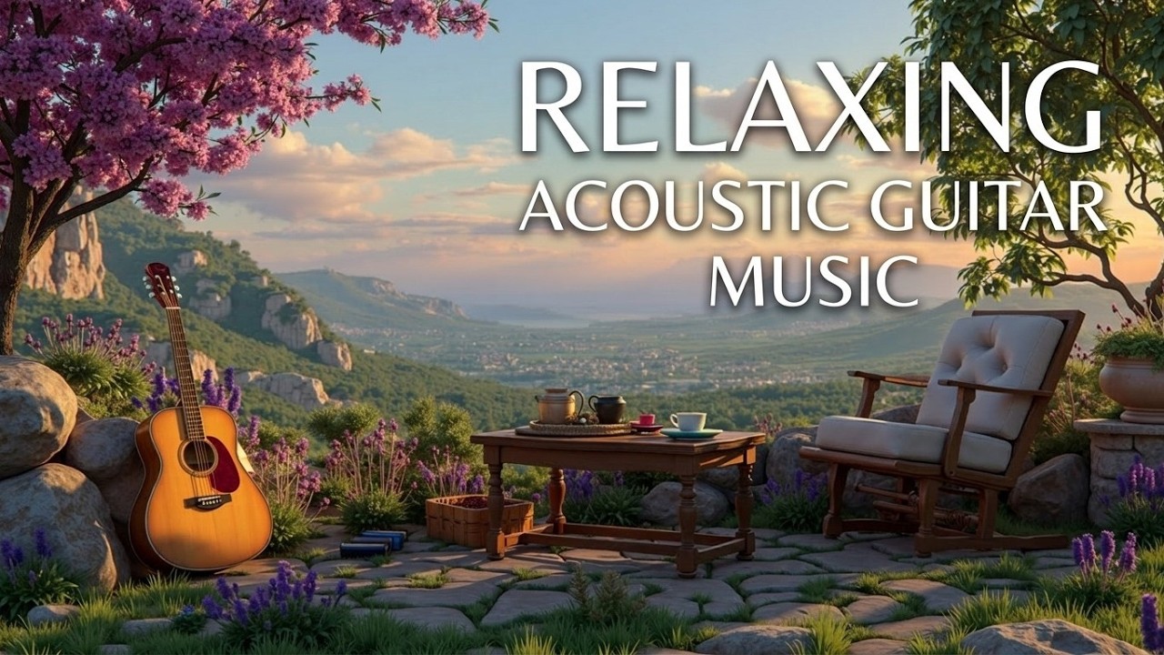 Acoustic Guitar Relaxing - Instrumental Fingerstyle Guitar for Sleep ...