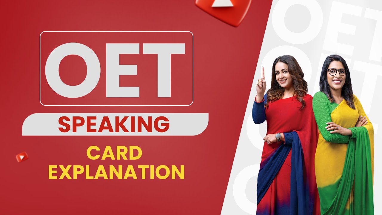 Oet speaking card explanation - YouTube