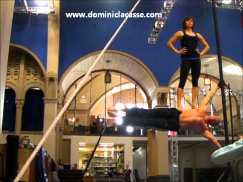Dominic Lacasse - physical prowess - strongest man - standing on a ...