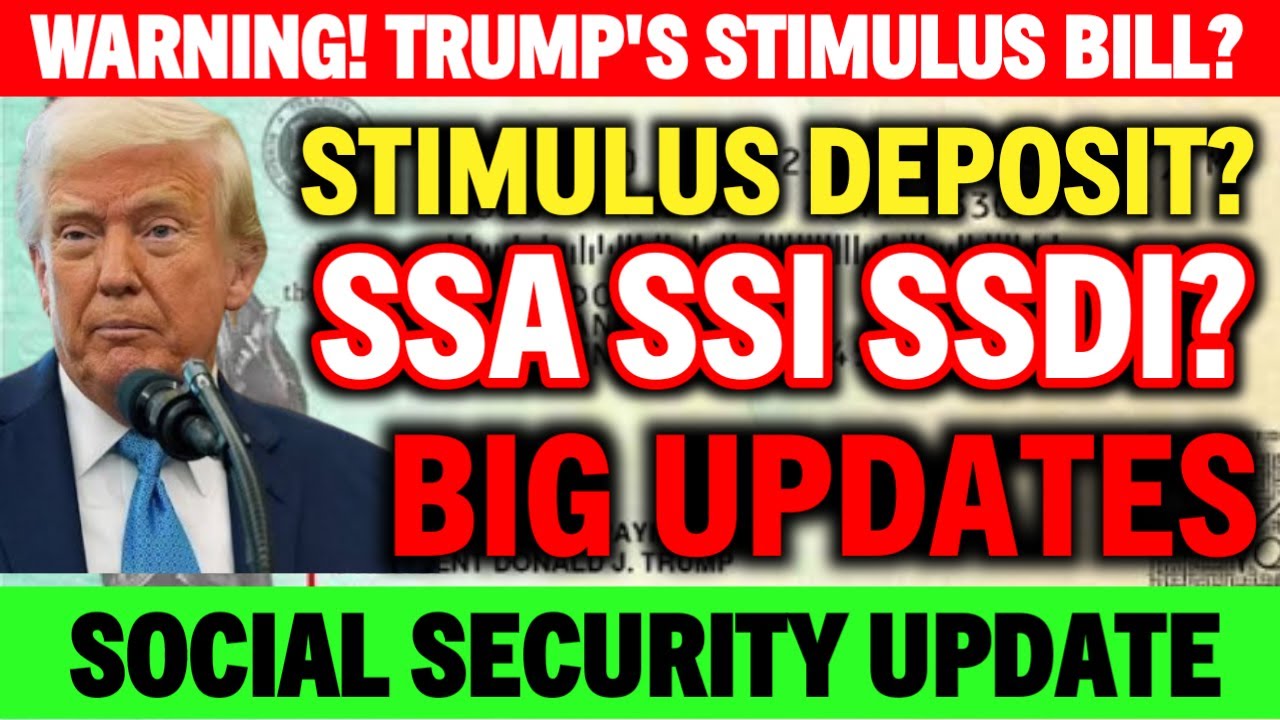 WARNING! TRUMP'S STIMULUS BILL UPDATE? | SSA SSI SSDI VA BENEFICIARIES ...