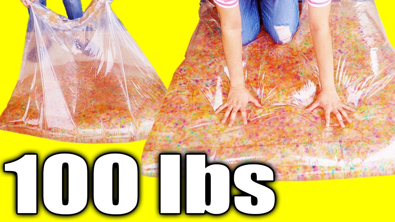 100 lbs Water Blob with 10,000 Water Beads! Cool DIY Project for Kids ...