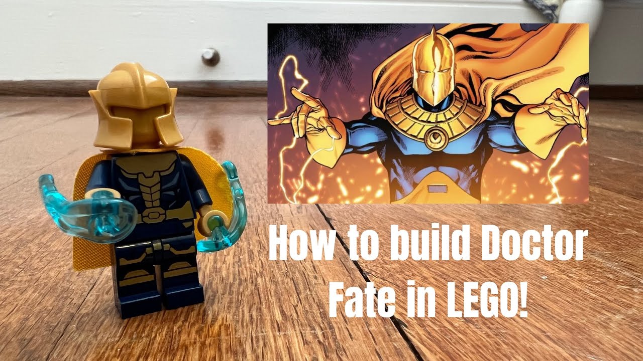 LEGO Doctor Fate Custom Minifigure Tutorial - YouTube