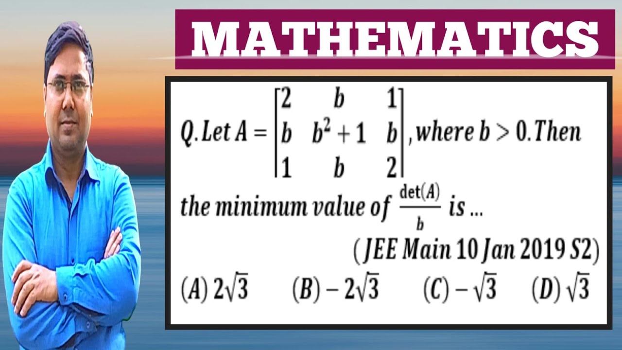 Take in Maths | JEE Mains PYQs | Determinants #jeemainpyqs #jee - YouTube