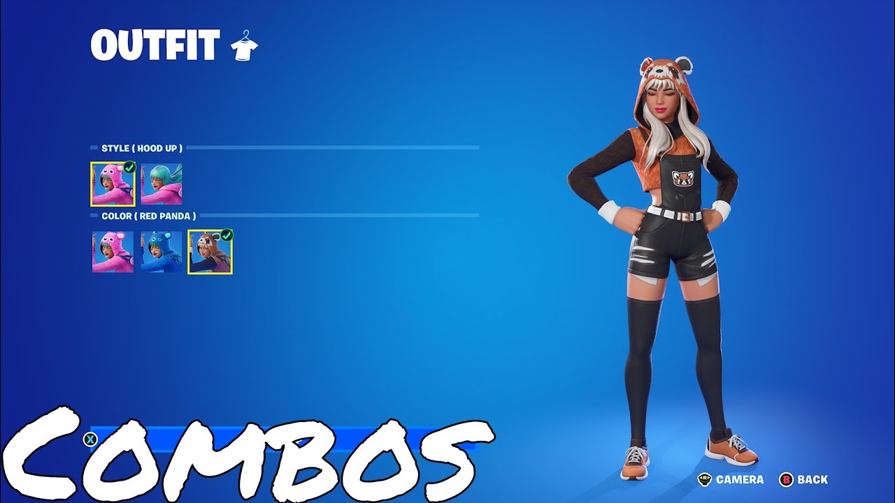 Syd Red Panda Edit Style Combos - YouTube