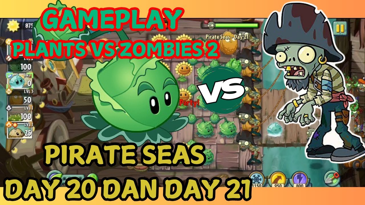 Gameplay Game Plants vs Zombies. Plants vs Zombies 2 bagian Adventure ...
