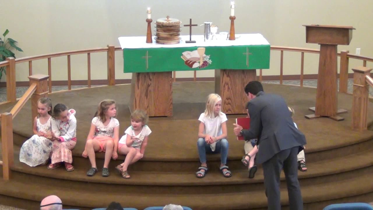 July 15, 2018 Children's Message by Pastor Kyle Winter - YouTube