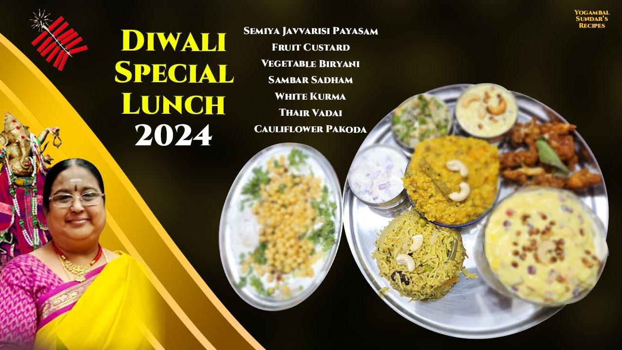 Recipe 909: Diwali Special Lunch - YouTube