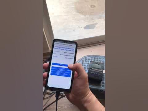 Printing with Ionic app using Bluetooth - YouTube