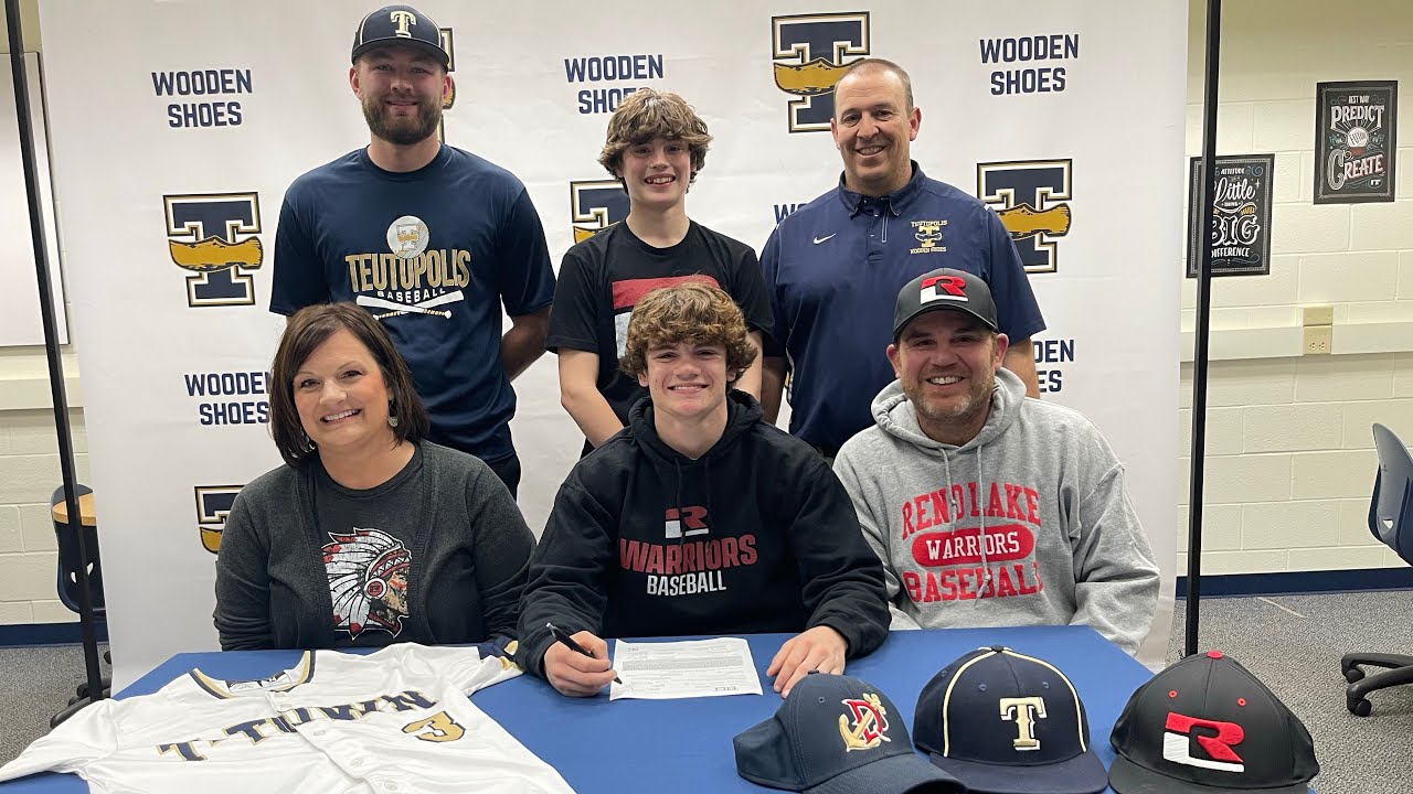 ⚾️ Commit!! Shoes Logan Roepke signs with Rend Lake! Feat Shoes Coaches ...