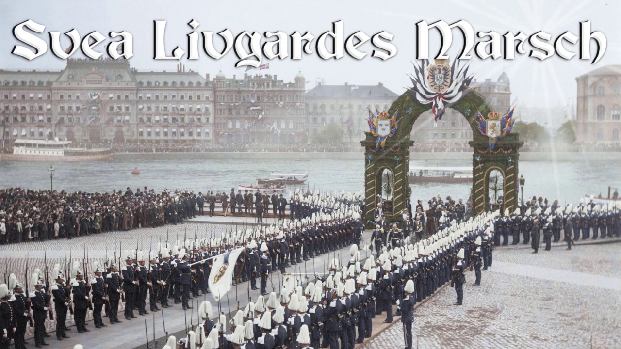 Svea Livgardes Marsch [Swedish King's Guard March] - YouTube