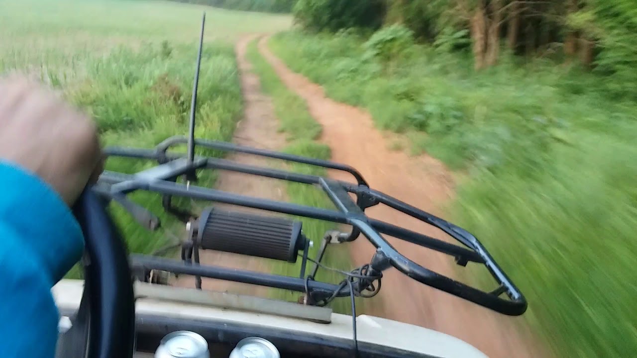 420 predator set up in golf cart - YouTube