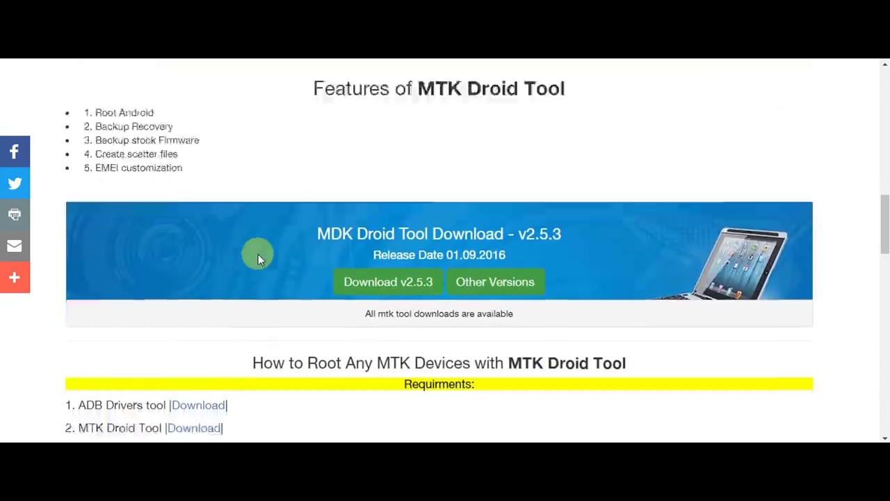 How to Download MTK Droid Tools - YouTube