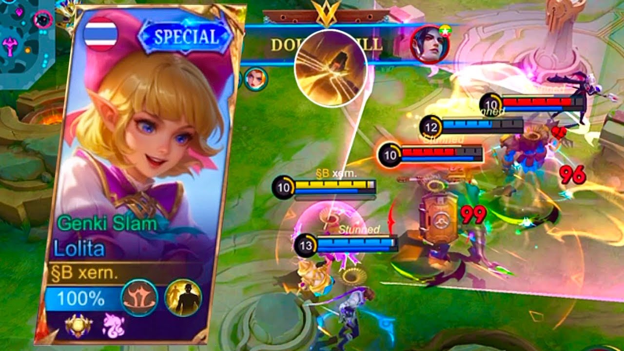 LAST MATCH BEFORE MYTHIC ( ' ' ) | GENKI SLAM | LOLITA GAMEPLAY - MLBB ...