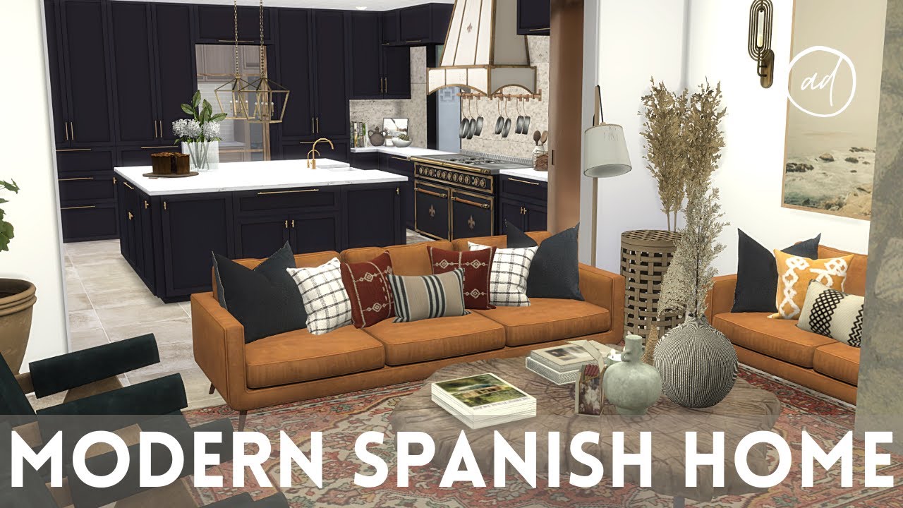 Spanish Style Home Sims 4 Spanish Tiny House From Sims 4 Tiny House