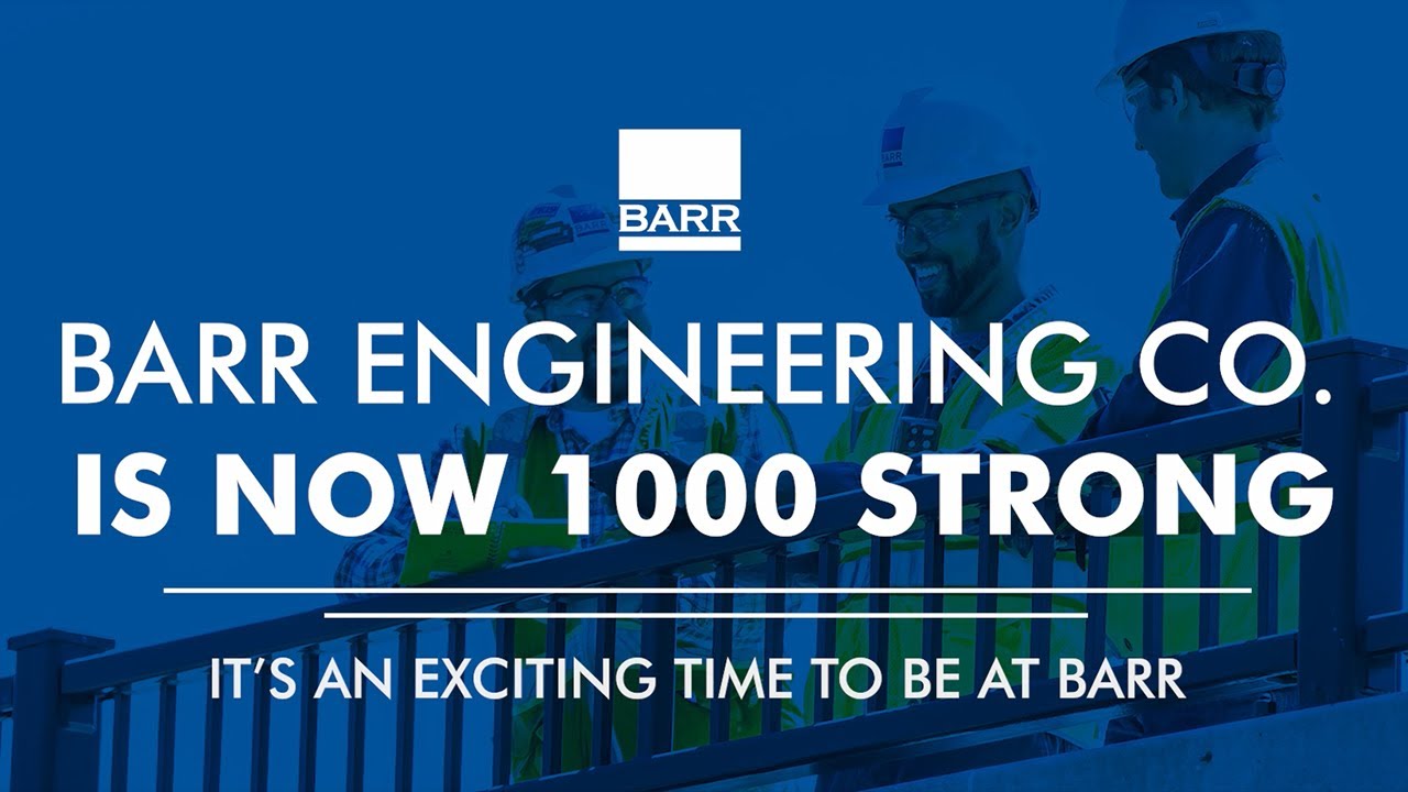 Barr Engineering Co.: 1,000 employees - YouTube