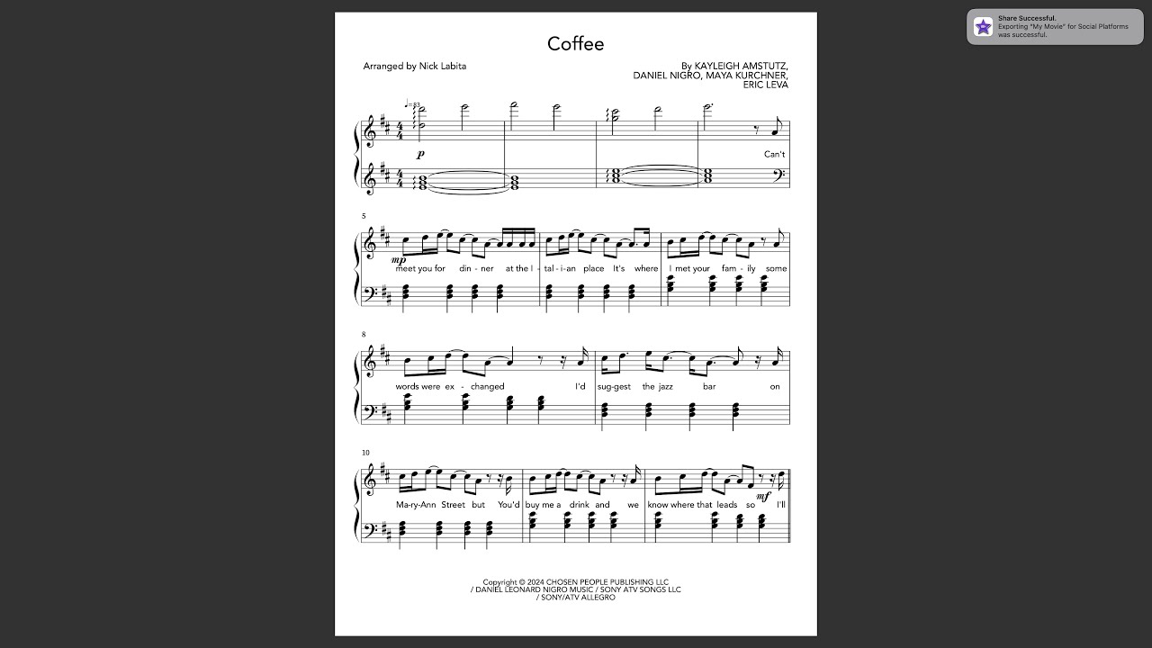 Coffee - Chappell Roan solo piano arrangement #chappellroan #coffee # ...