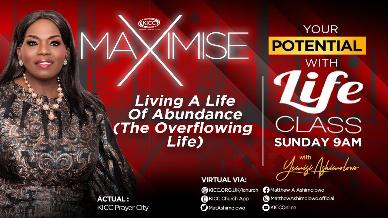 KICC Life Class | The Overflowing Life | 26-02-2023 - YouTube