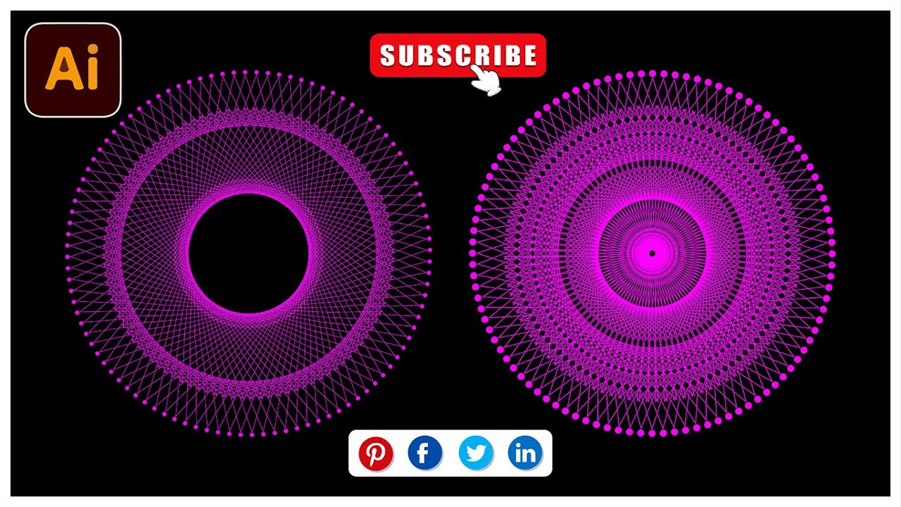 Repeat Radial in Illustrator I Adobe Illustrator Tutorial - YouTube